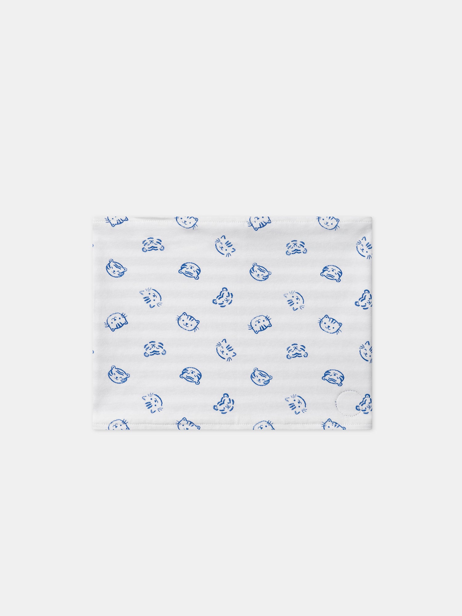 Snood jersey réversible imprimé chat